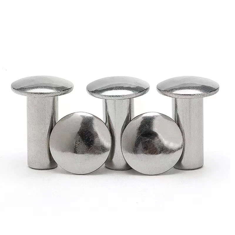 Wholesale 304/316 Stainless Steel Flat Head Tubular Semi Hollow Rivet ...