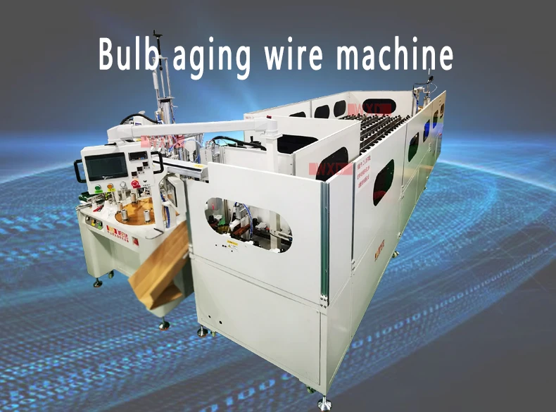 8-station Led Bulb Assembly Machine + 8-minute Aging Line - Buy 8 ...