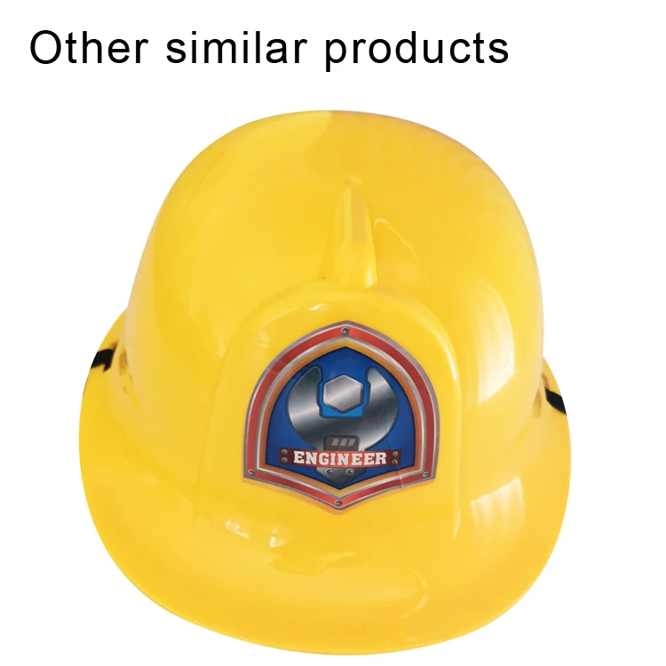 Plastic Children's Engineer Building Construction Worker Hats Safety ...