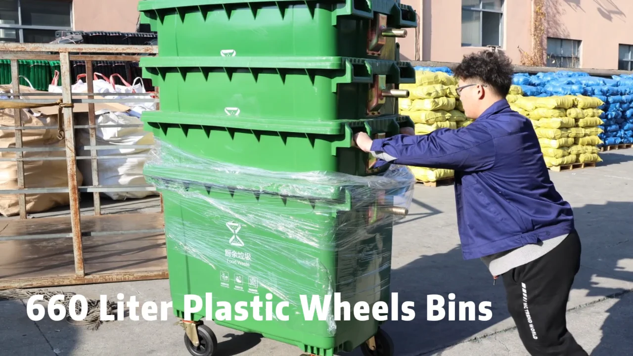 Hospital Waste Yellow Bin 660l 1100l 4 Wheeled Mobile Garbage Trash Cans Foot Pedal Dust Bin ...