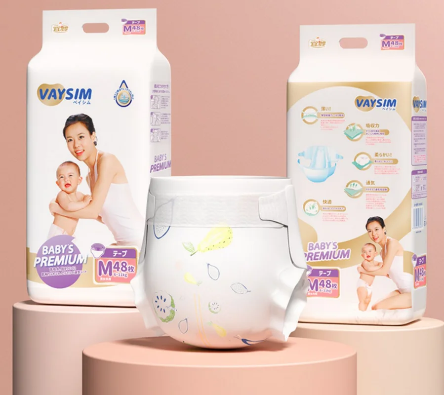 Turkish 2022 New Grade B Breathable Soft Warm Diapers Baby Diapers ...