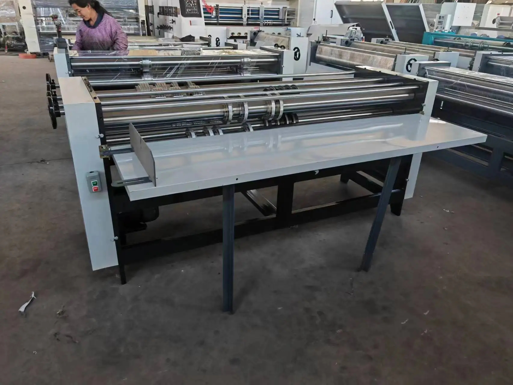 Kraft Paperboard Corrugated Cardboard Slitter Scorer Corrugated Board ...