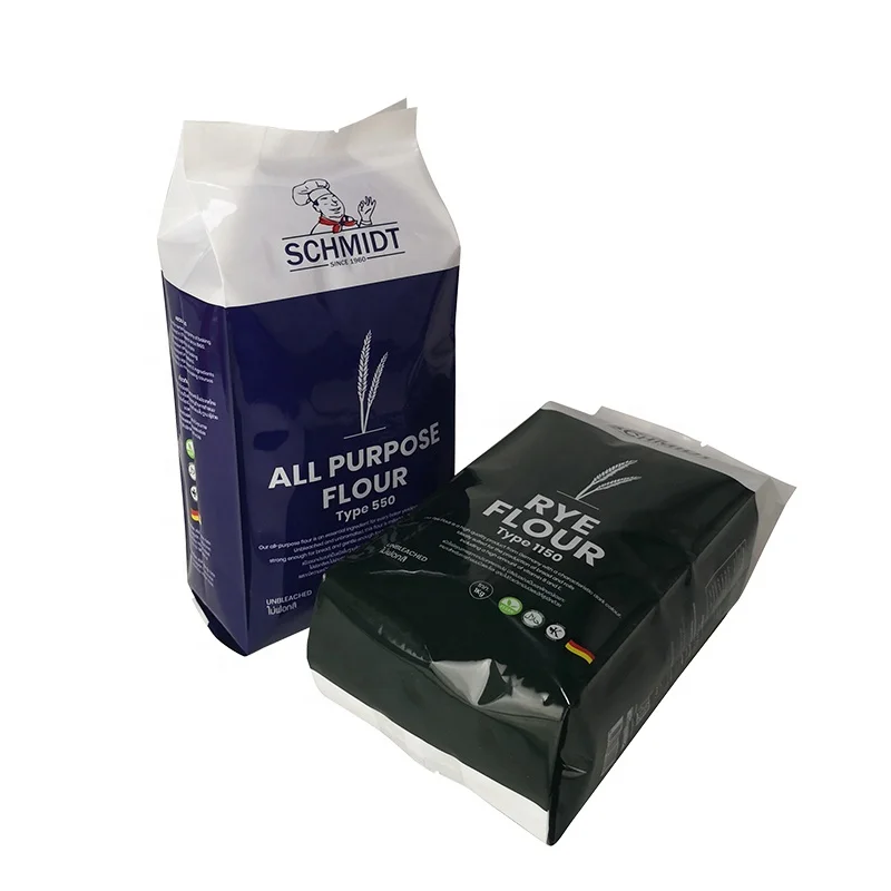 Transparent 1kg Stand up Pouch - Ideal for Flour Packaging