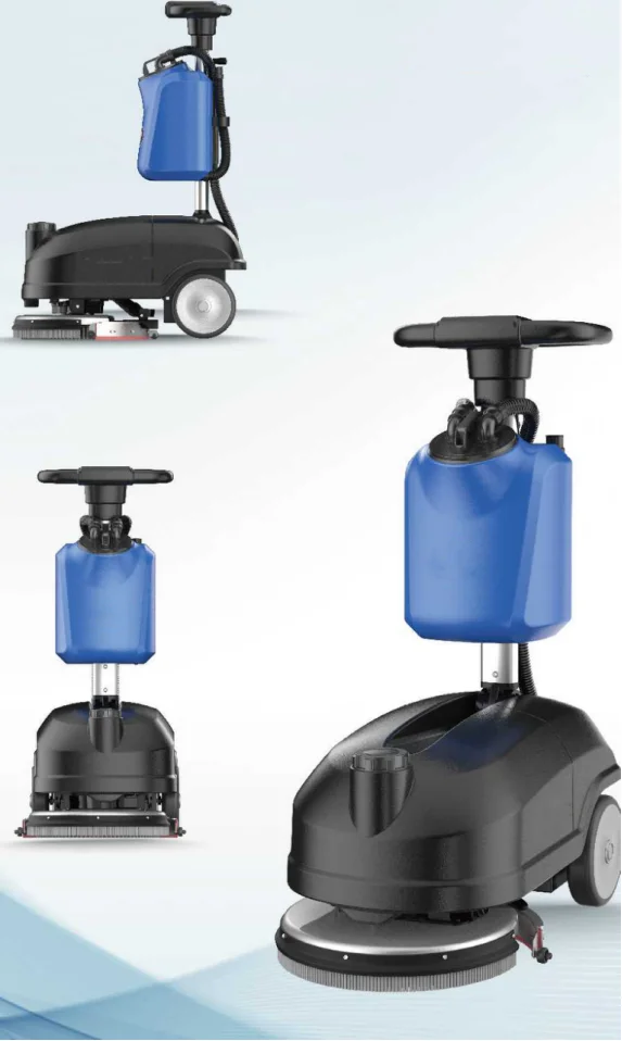 Small Size Mulit-automatic Floor Cleaning Machine Foldable Floor ...