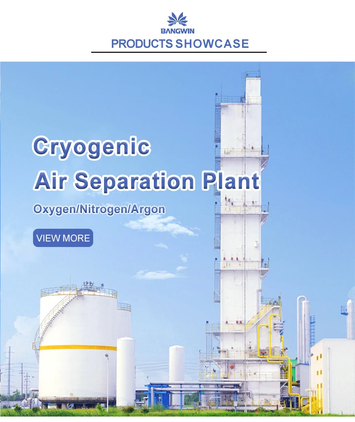 Cryogenic Air Separation Oxygen Production Plant 99.6% Purity O2 Plant ...