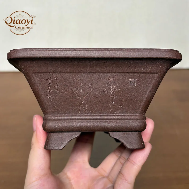 Exquisite Small Size Porcelain square & Rectangle Flower Pot Hand ...