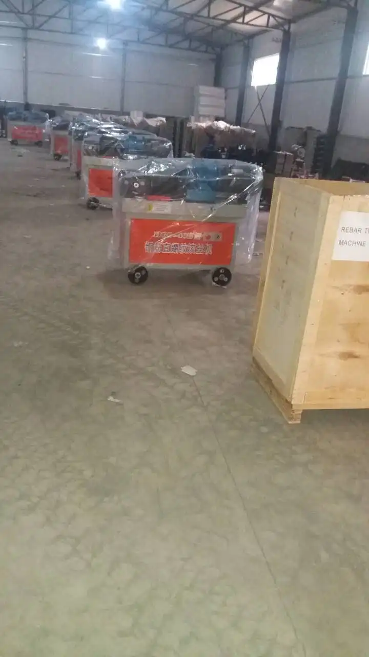 High Quality Fully Automatic Screw Thread Rebar Threading Machine For ...