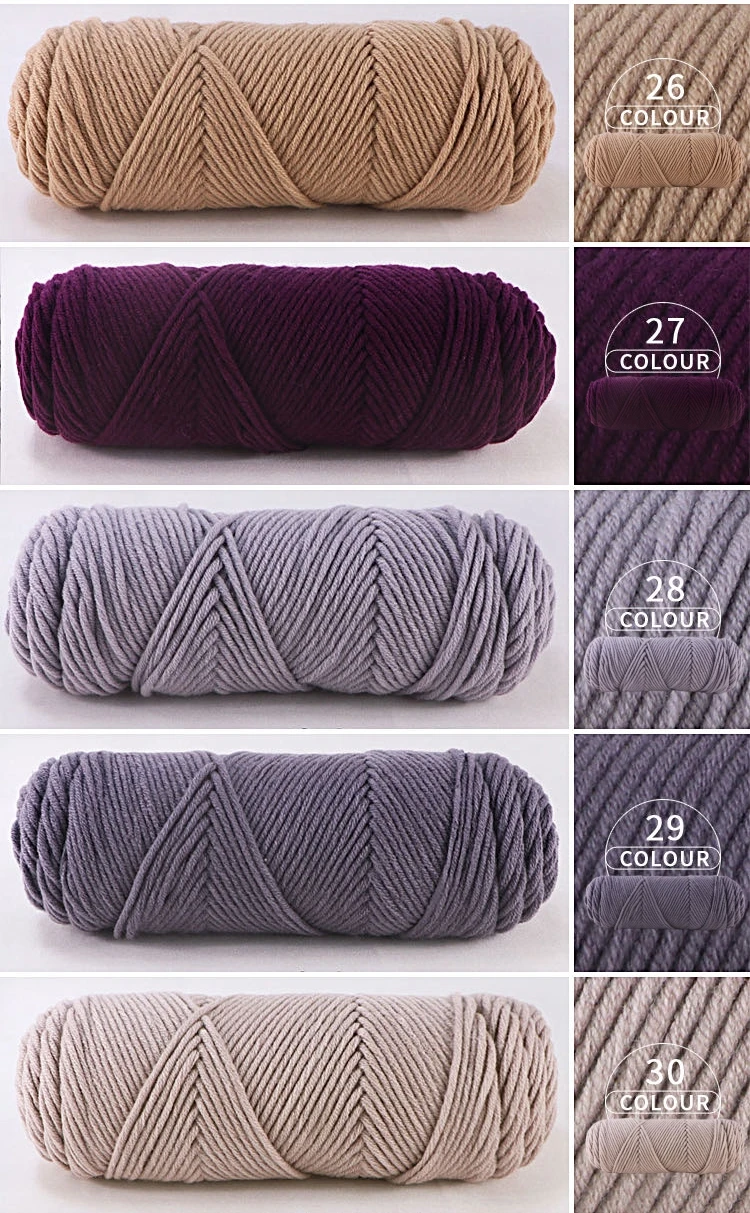 1KG Thick Tufting Gun Yarn Acryl Cone for DIY Projects