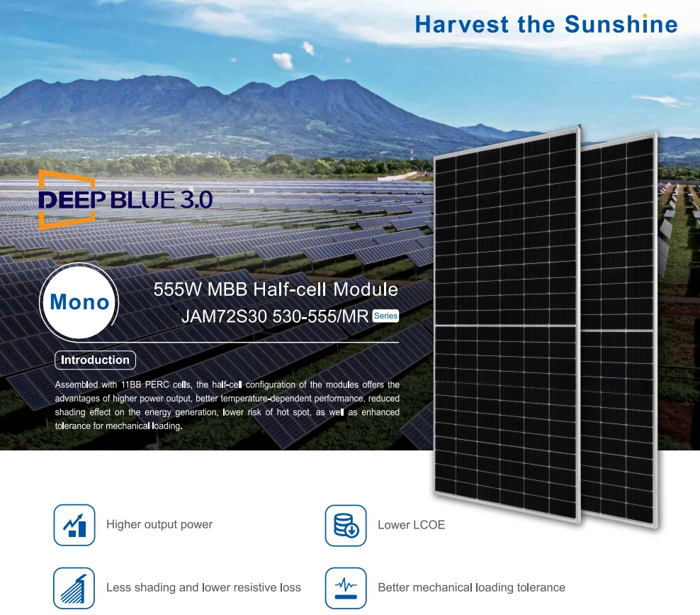 JA Solar Jam72s30-535-550/mr - High Efficiency Solar Panels