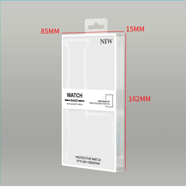Universal Strap Packaging Box Big Size Plastic Blister Watch Band ...