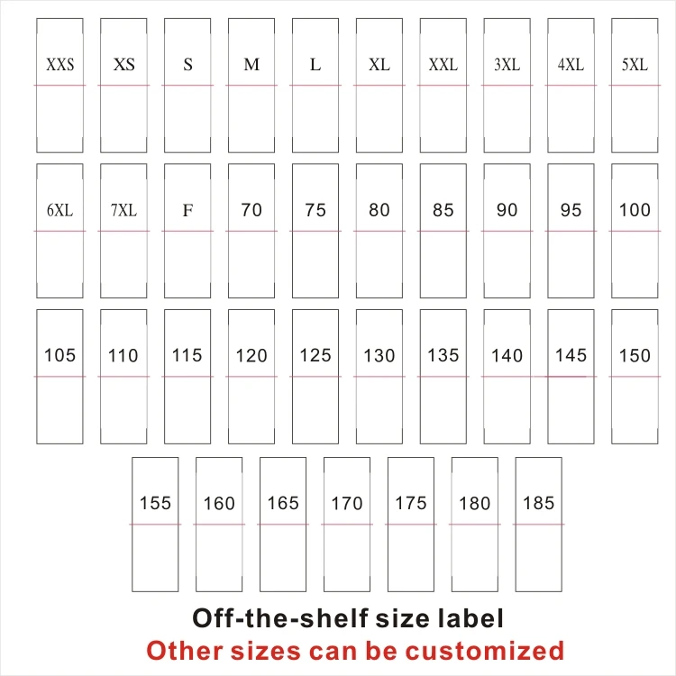 Free Sample Wholesale China Digital Garment Serial Number Size Label ...