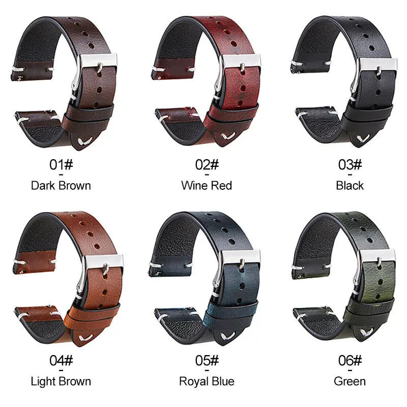 Swstrap Leather Watch Straps Smart Watch With Heart Rate Monitor Wide ...