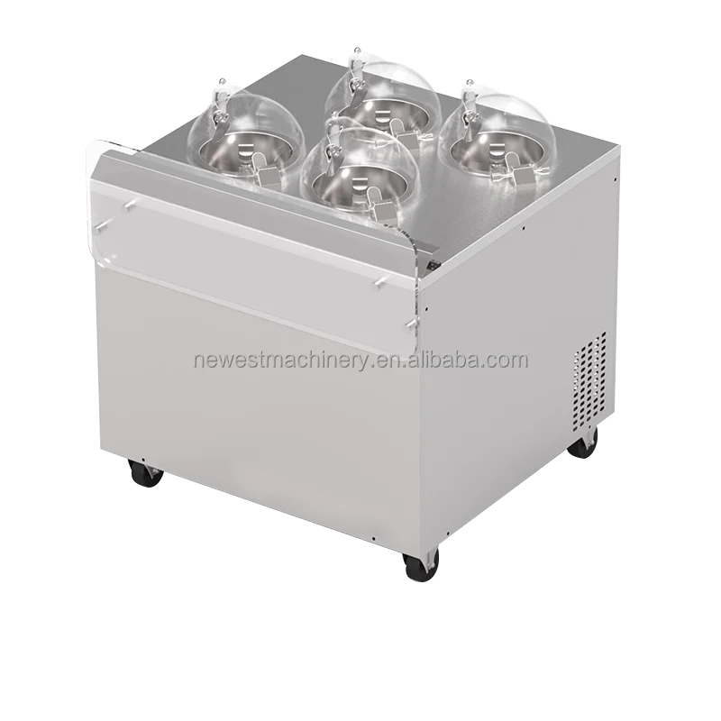 2-cylinder Built In Led Spotlight Hard Ice Cream Sorbet Helato Gelato ...