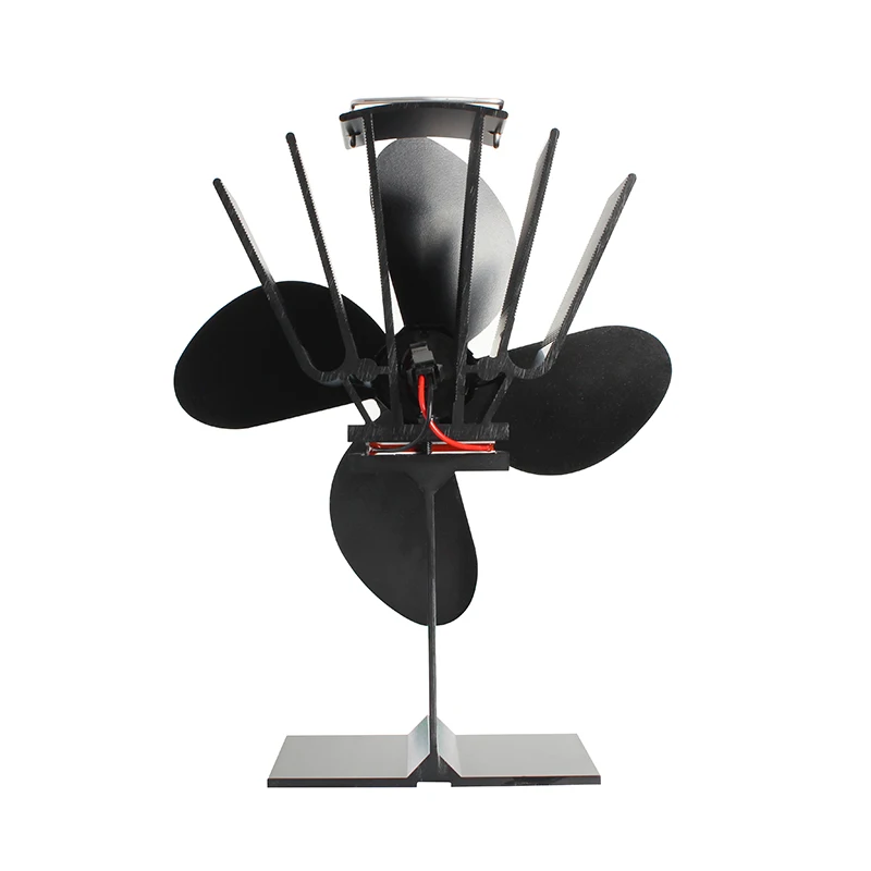 EJ Heat Powered Fireplace Burner Fan Heat Powered Fan Stove Fan for ...