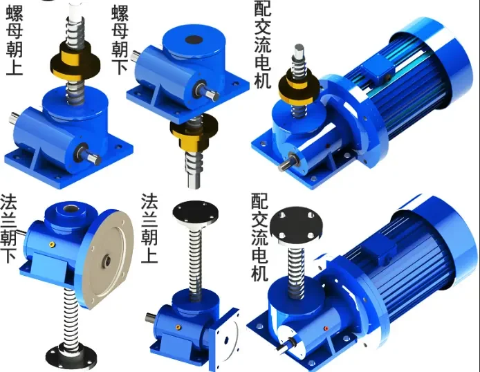 Ball Thread Rod Mechanical Screw Jack Scaffolding Gearbox Electric Worm ...