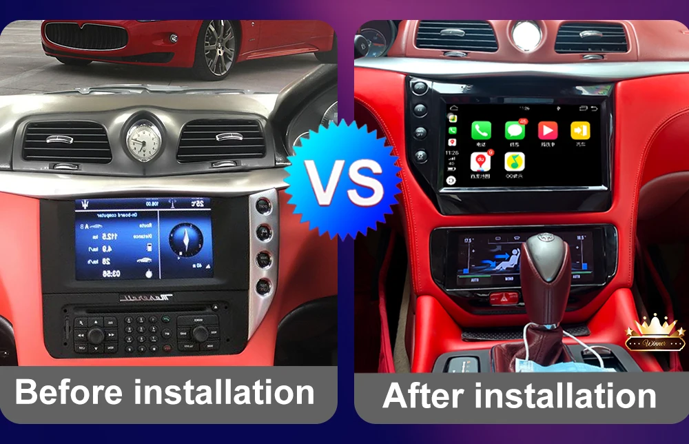 For Maserati Granturismo Acardash Gen 4 Android 12 System 8+128G Touch ...