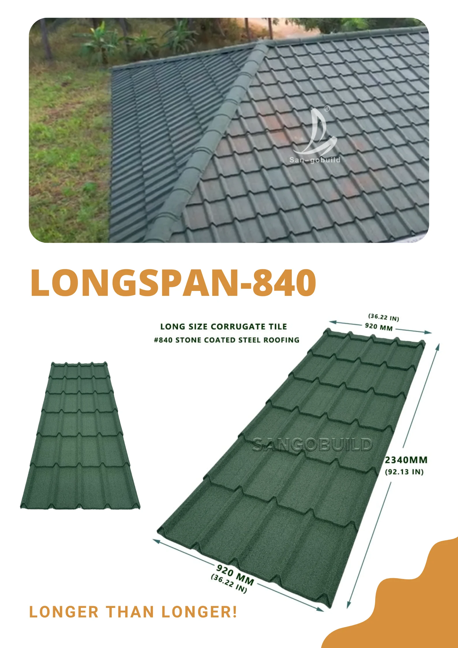 Stone Metal Roofing - Durable, Long Span Roofing Sheets