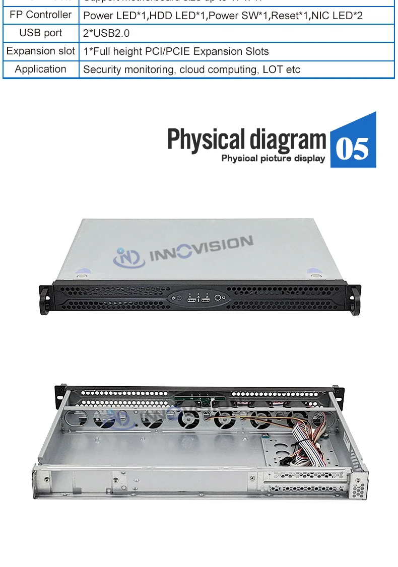 超1u机架服务器机箱支持mini-itx主板深度300毫米1u外壳 - Buy 1u情况,机架式服务器的情况下,服务器机箱 Product ...