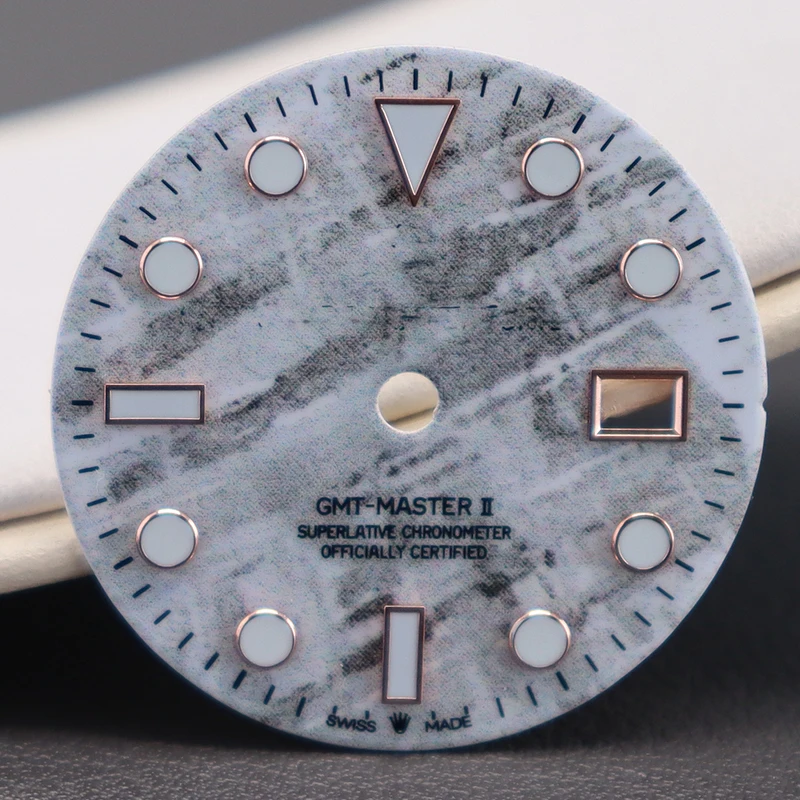 Custom Meteorite Dial for Eta 2824 Nh35 Nh36 7750 Movement