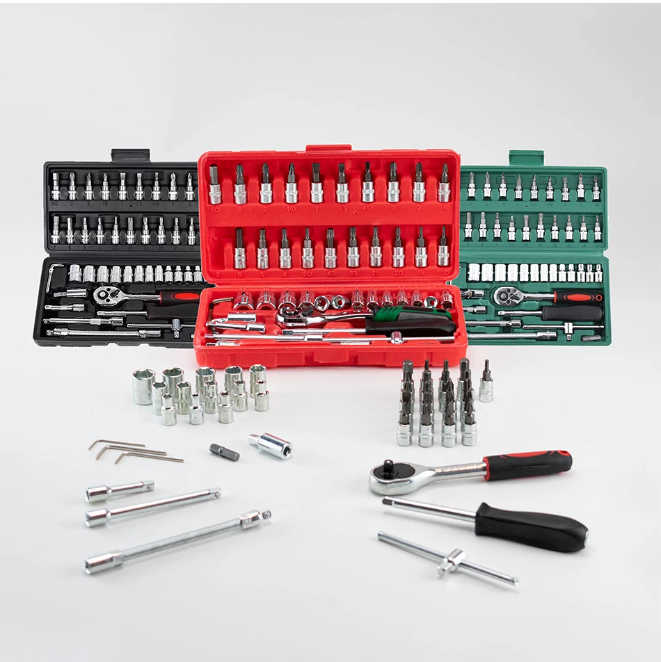 Herramientas Kit Box Werkzeugkoffer Screwdrivermechanical Hand 46 Pcs ...