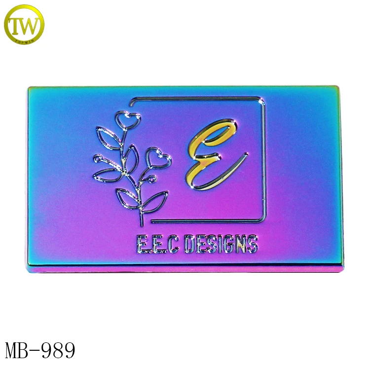 Custom Made Engraved Plate Logos Gold Plated Wallet Accessory Private ...