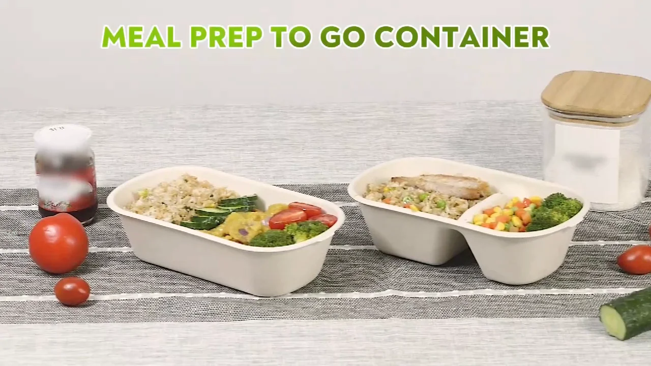 Custom Biodegradable Compostable Food Packaging Disposable Bagasse ...