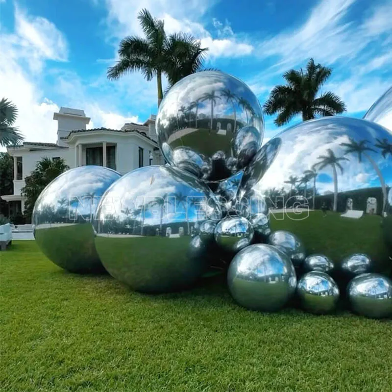 Custom Huge Inflatable Mirror Ball, Giant Inflatable Mirror Balloon for ...