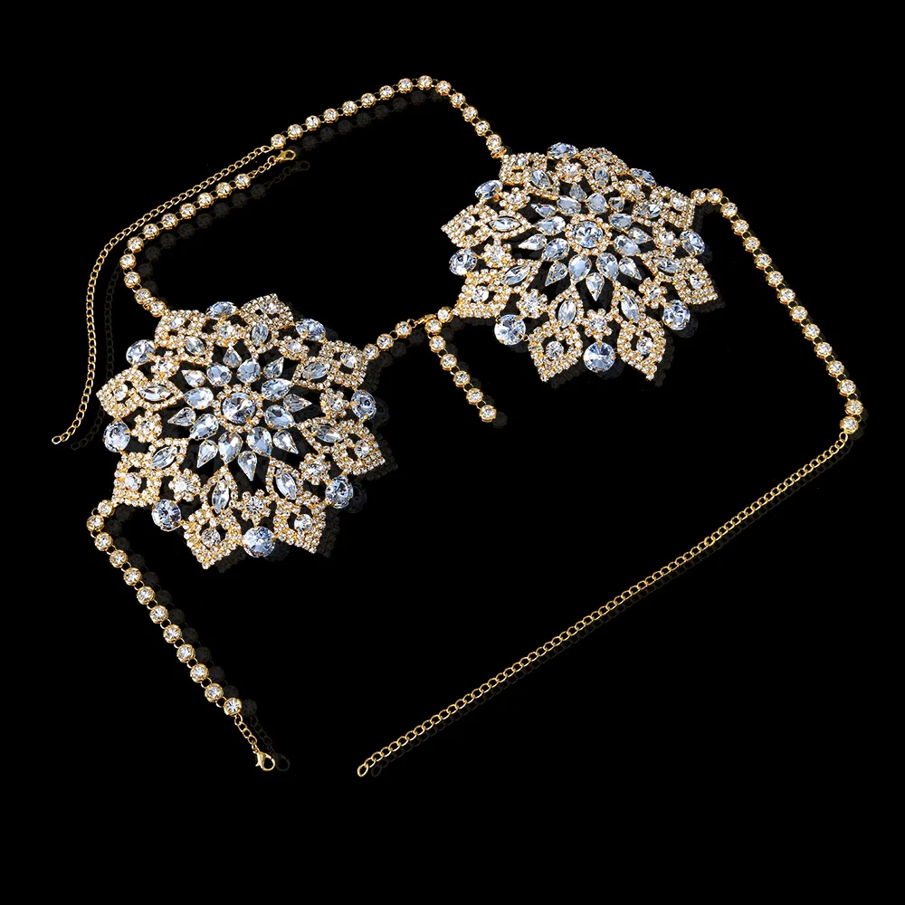 Brave Light Sexy Bras Big Diamonds Shiny Rhinestones Luxury Women's ...