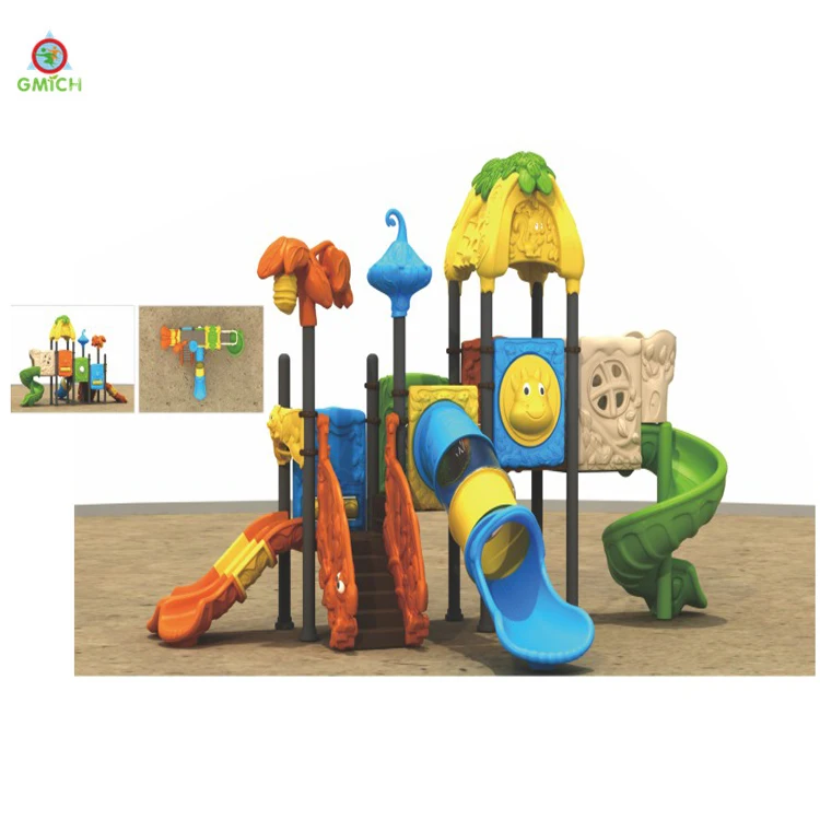 Outdoor Park Playgrounds Slide Kids Playground Plastic Children Play ...