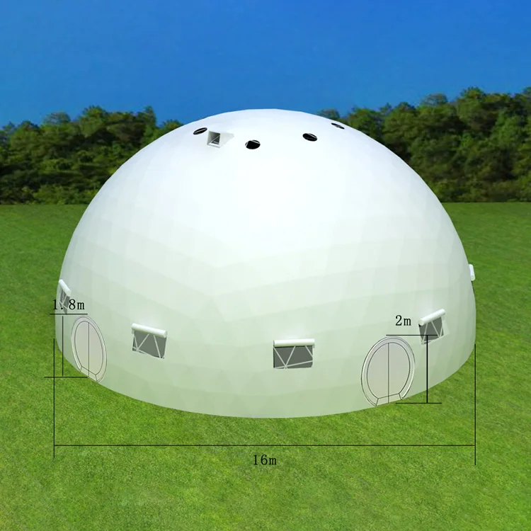 8m Steel Frame Permanent Winter Cold Weather Snow Dome House - Buy ...