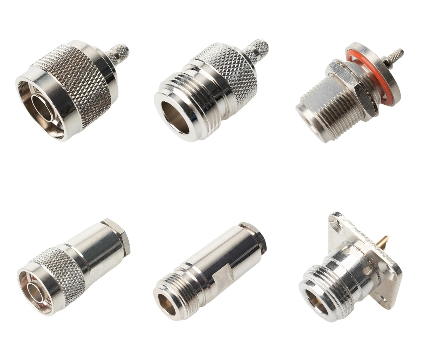 50 Ohm N Male Plug Clamp RF Coaxial Connector for RG174 RG316 LMR100 ...