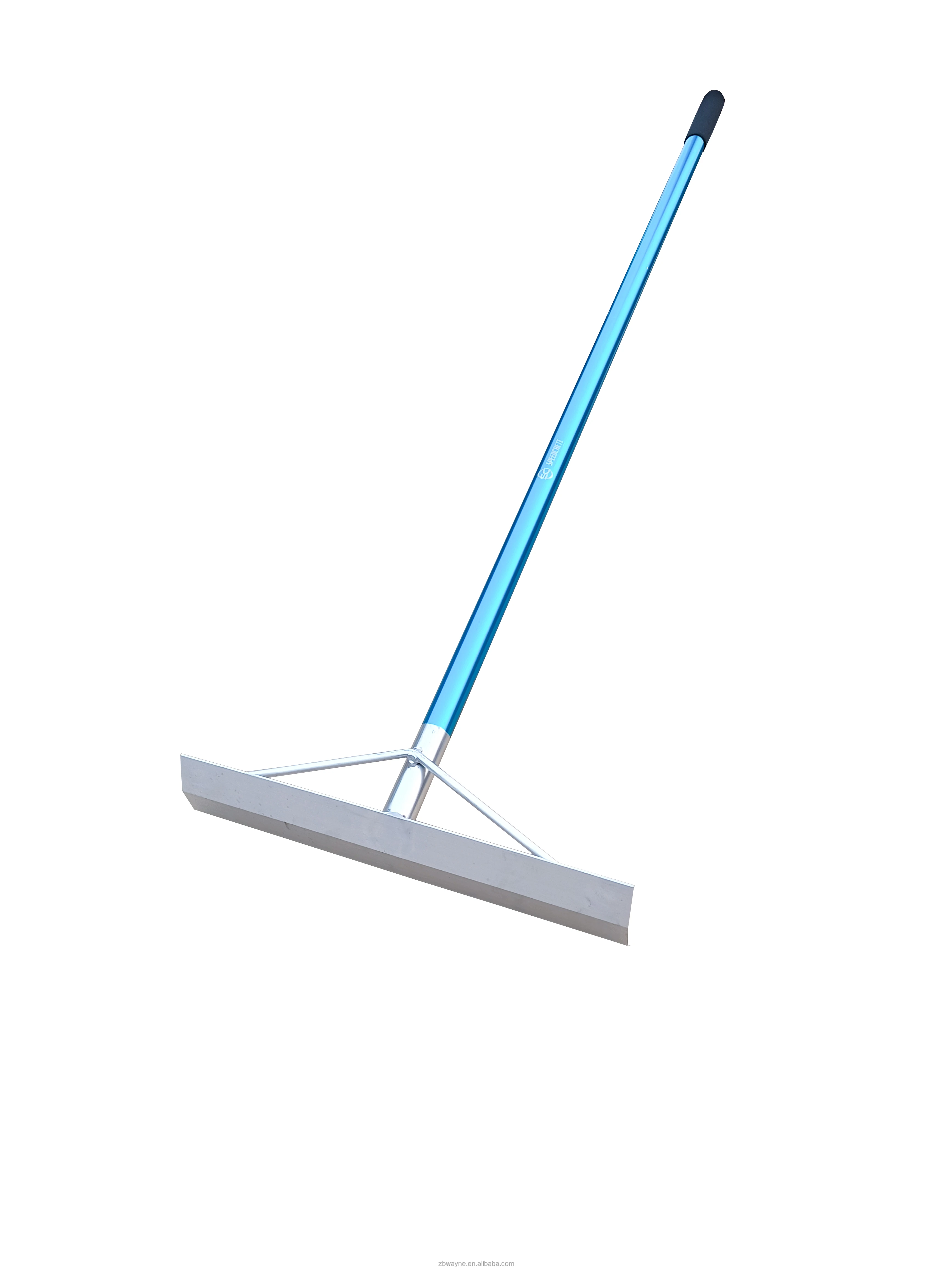 Heavy Duty Anodized Aluminum Texas Placer Concrete Rake