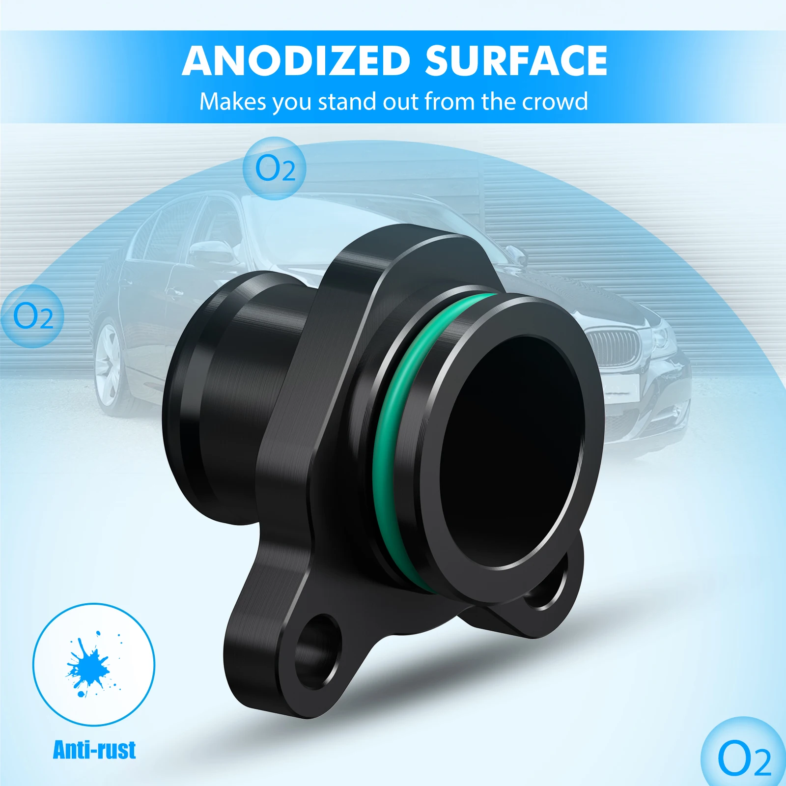 Bevinsee N55 N54 Aluminum Coolant Cooling System Car Water Hose ...