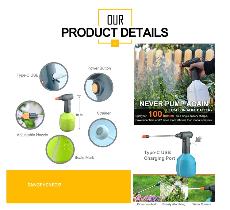 Small Automatic Water Spray Disinfection 1 Gallon Battery Sprayer - Buy ...