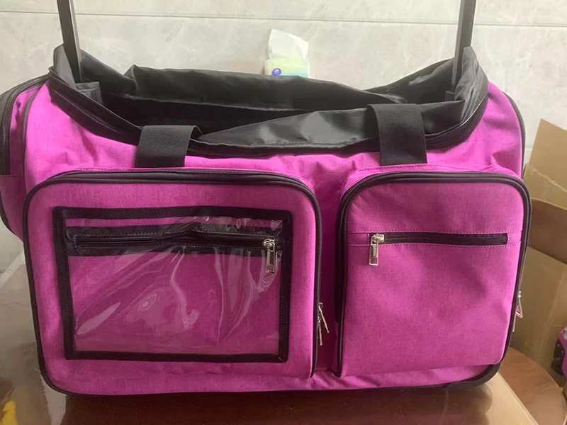 Free sample Garment Rack Dance Trolley Bag with Rolling Upright Luggage ...