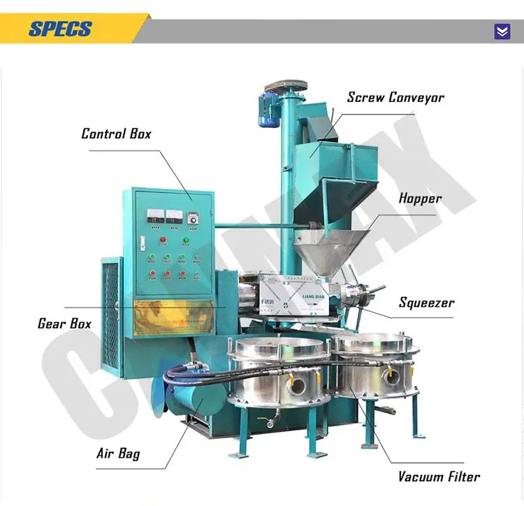 Brand New Sacha Inchi Automatic Screw Oil Press Machine Mustard Corn ...