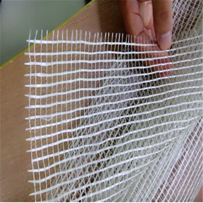 White Color 45g 5*5mm Fiberglass Mesh Cloth for Wall Material