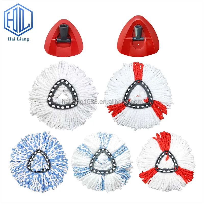 1PCS 360 Easy Wring Microfiber Spin Mop Head Refill for Vileda