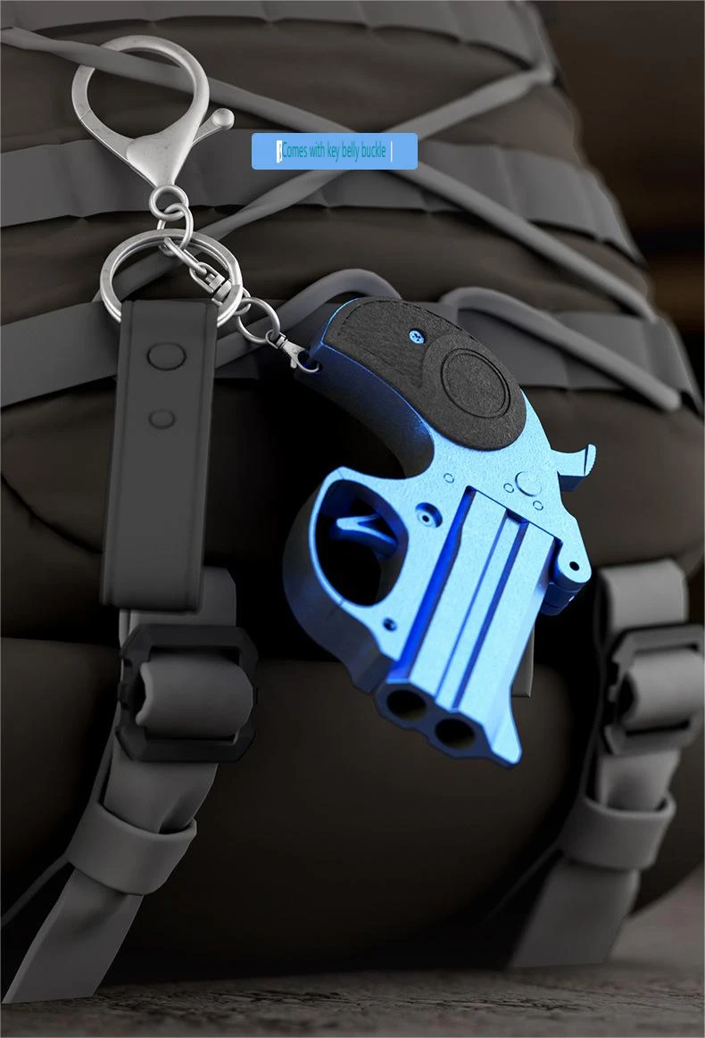 Vp434 Toy Gun Double Barreled Troll Mini Model Transmitter Alloy Soft ...