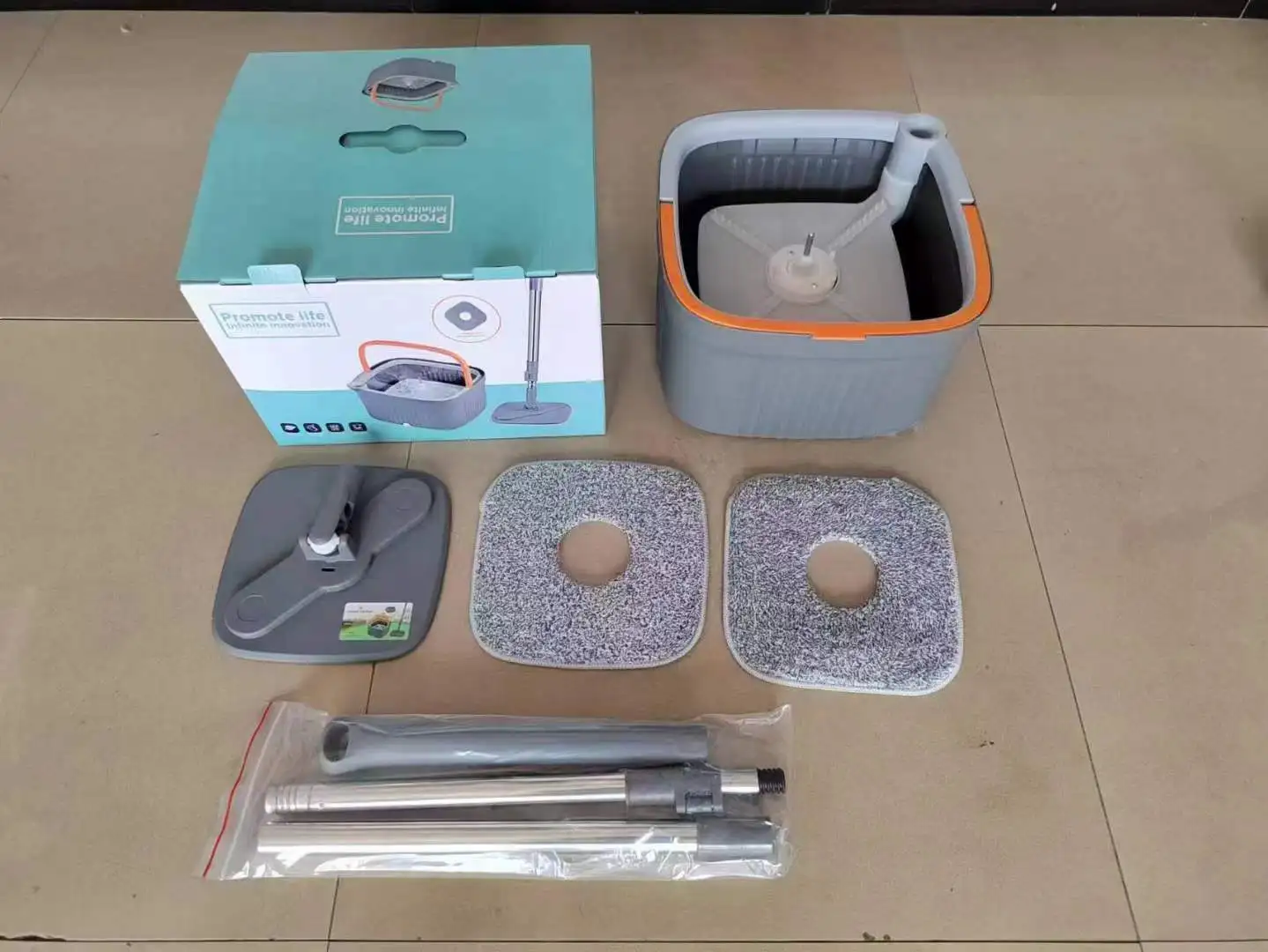 Separate Clean Water And Sewage To Clean Dirt Separation Hand-free Mop ...