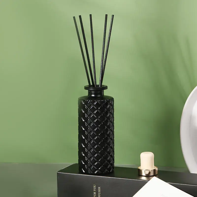 Custom Logo Luxury Aroma Diffuser,Ceramic Glass Bottle Reed Oil ...