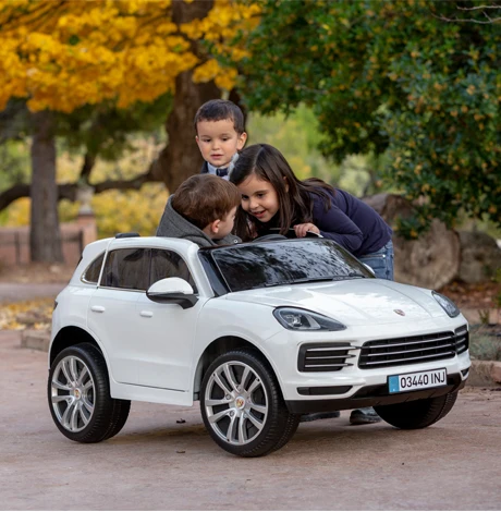 2020 New ONLY Licensed Porsche ride on car electric baby Battery double seats 12v Electric Kids car Alibaba