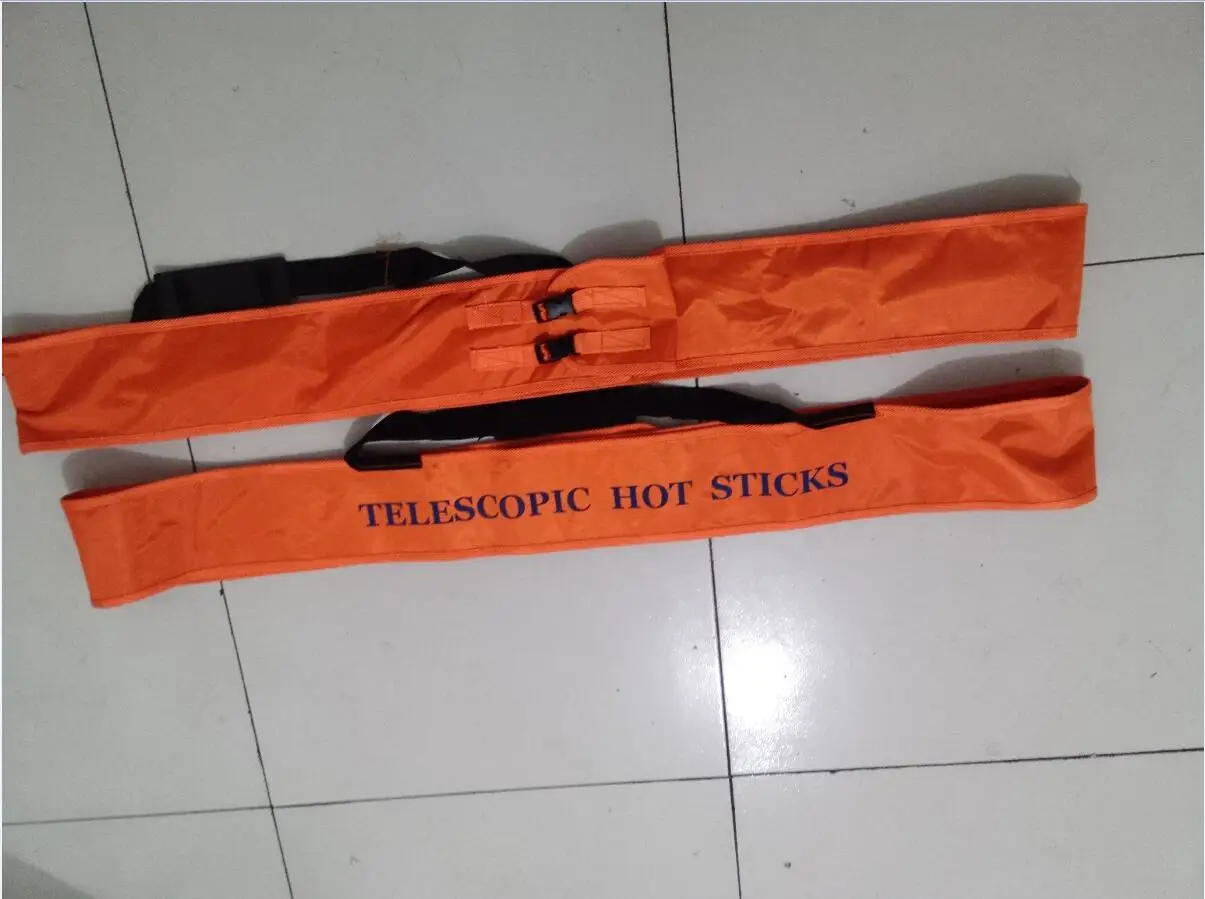 High Voltage Round Telescopic Hot Stick With Length 10m Triangel Stick ...