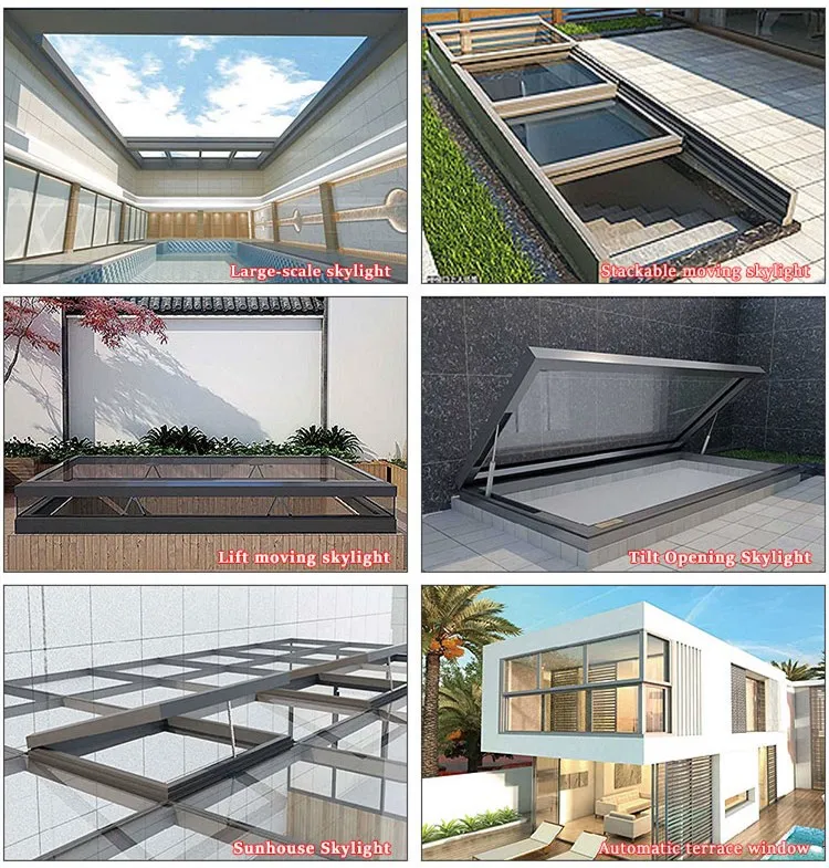 Aluminum Profile Smart Switch Roof Windows - LEIBO Solutions