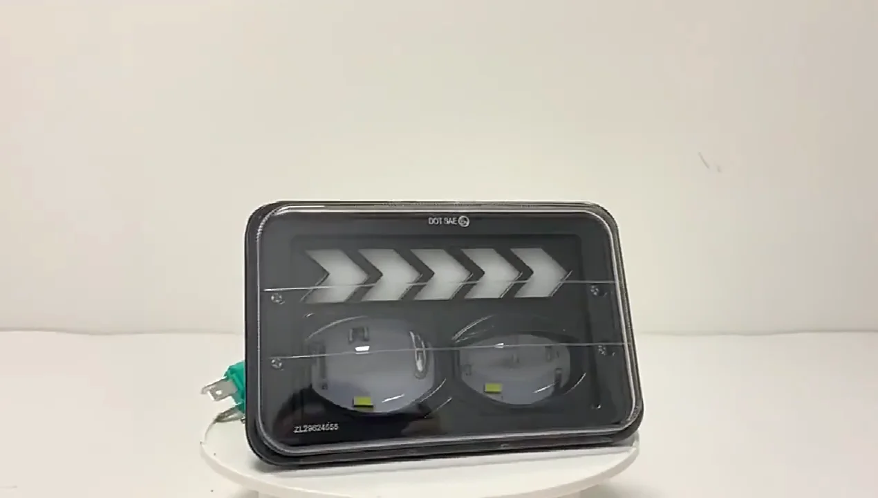 Ovovs Truck Sealed Beam Quare Headlight Replacement H4651 H4656 H4642 ...