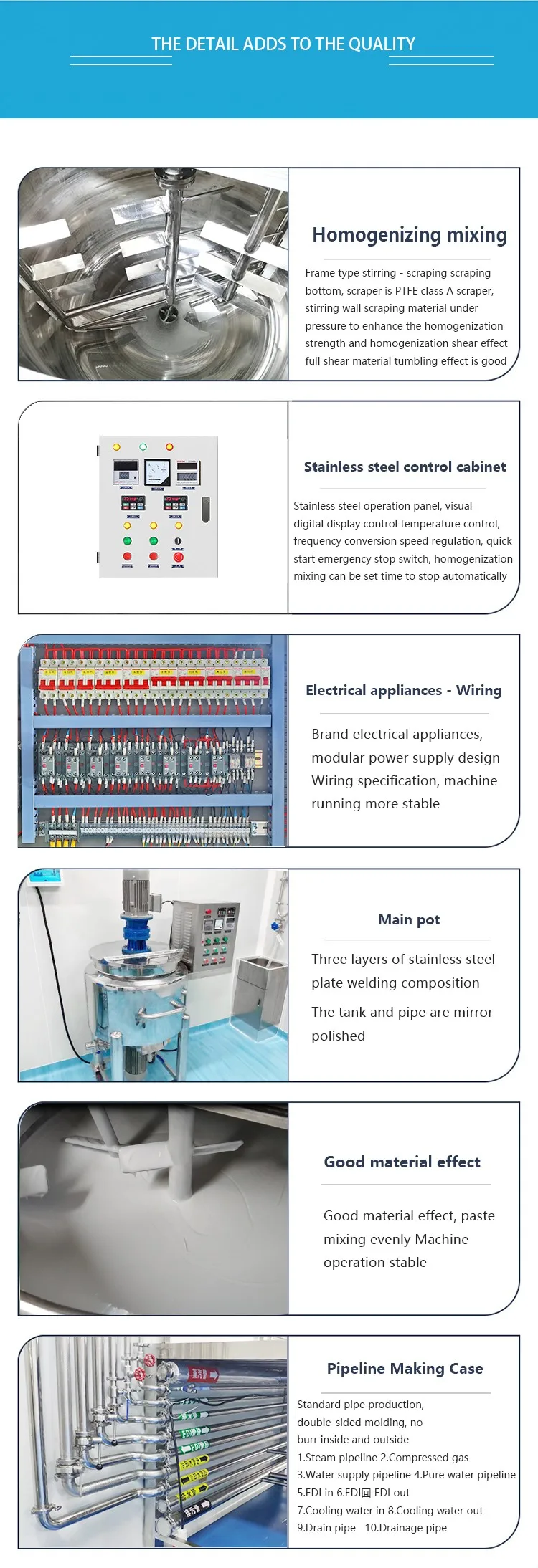100l 200l Movable Stainless Steel Homogeneous Mixer Tank Liquid Soap ...