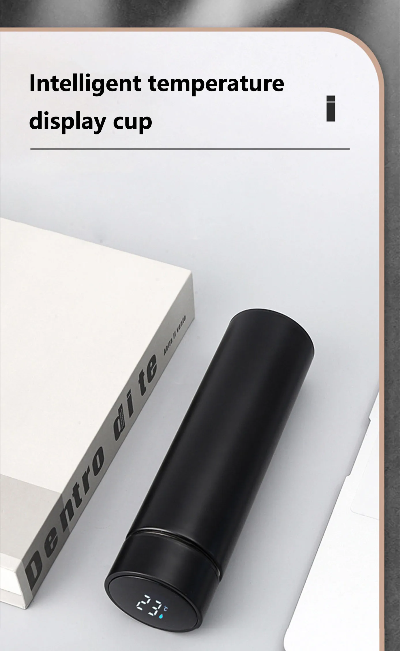 Multi-color Stainless Steel Thermal Led Temperature Remind Display ...