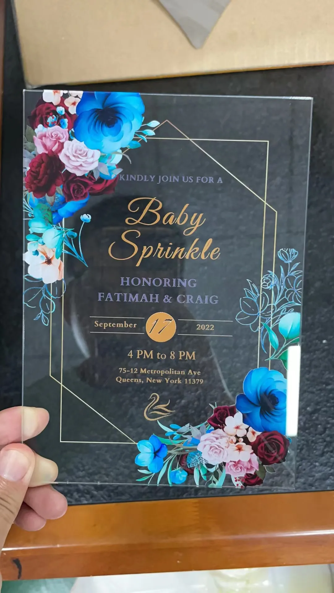 Acrylic Wedding Invitations - Unique and Elegant