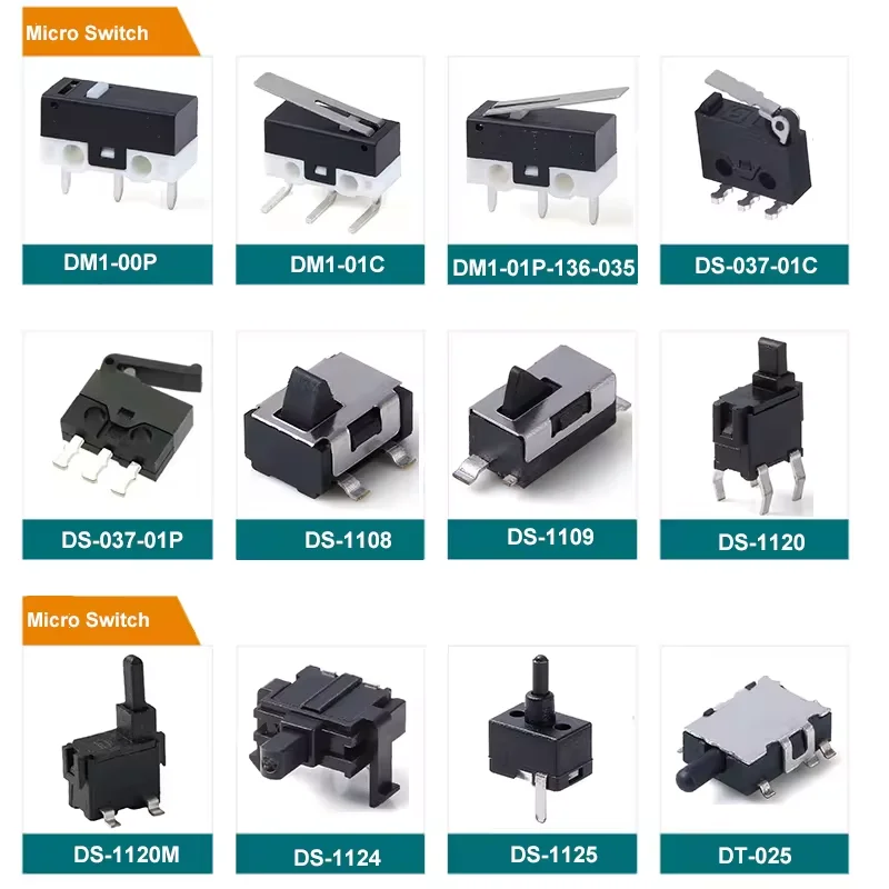 SMT Mini Limit Switch Button Momentary 6-pin 2-position Through-break ...