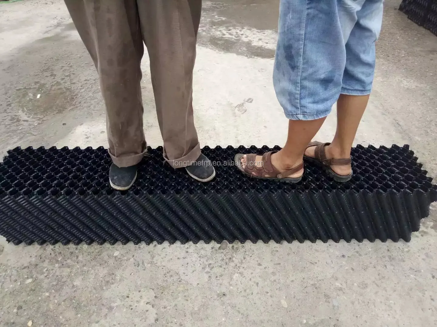 Industrial Water Cooling Tower Fill - Plastic Evaporative Cooling Pad